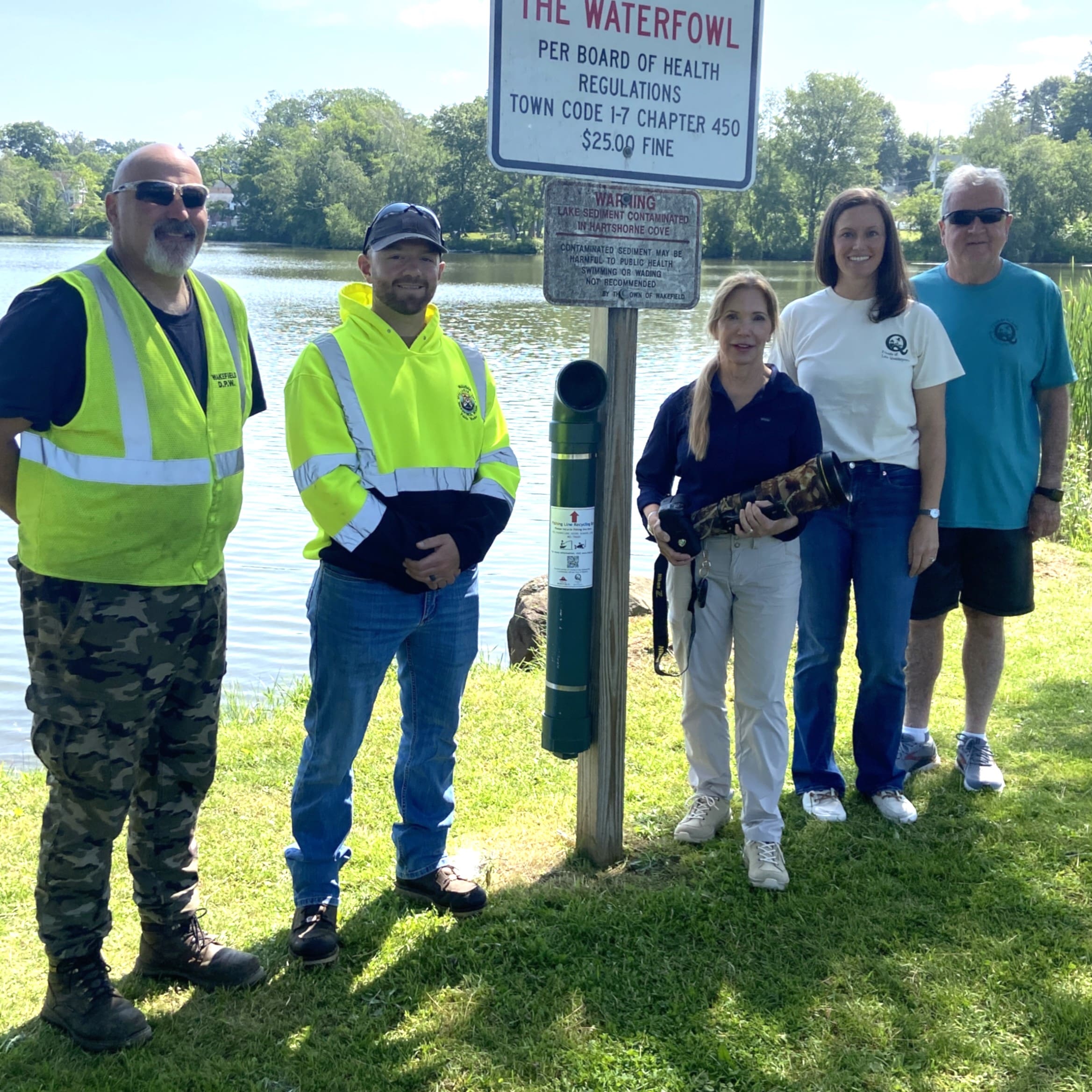 Fishing Line Recycling Canisters Now at Lake Q - Friends of Lake ...